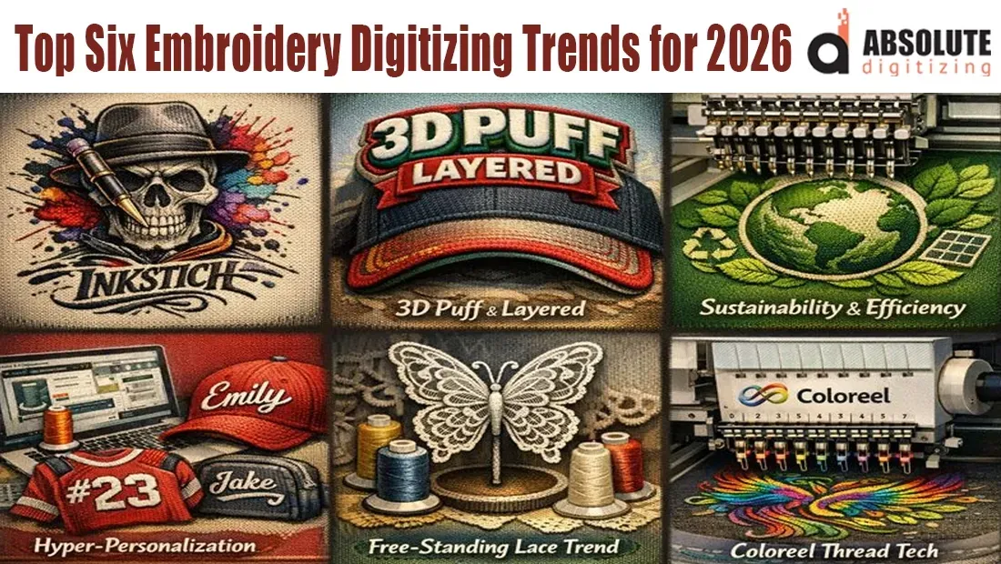 Embroidered design trends for 2026: What to try now